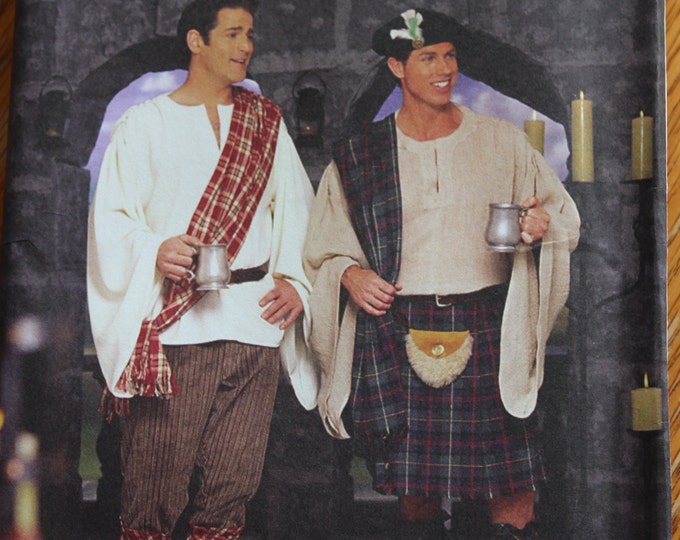Simplicity 8913 Celtic Costume Collection Sewing Pattern Men's Kilt ...