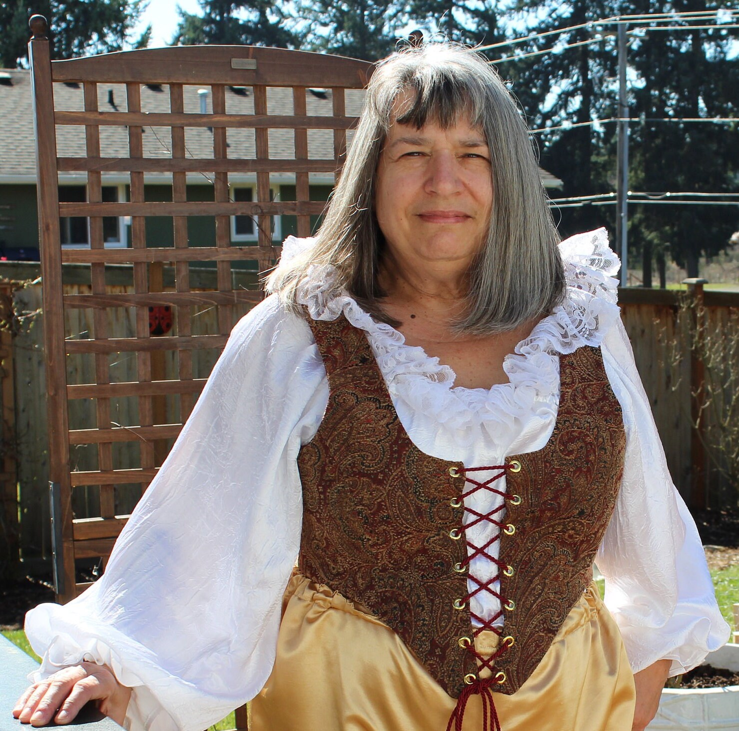 Renaissance/medieval Corset With Boning, Grommets and Satin Cording ...