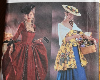 Simplicity 8579 Sewing Pattern 18th Century Costume Corset - Etsy