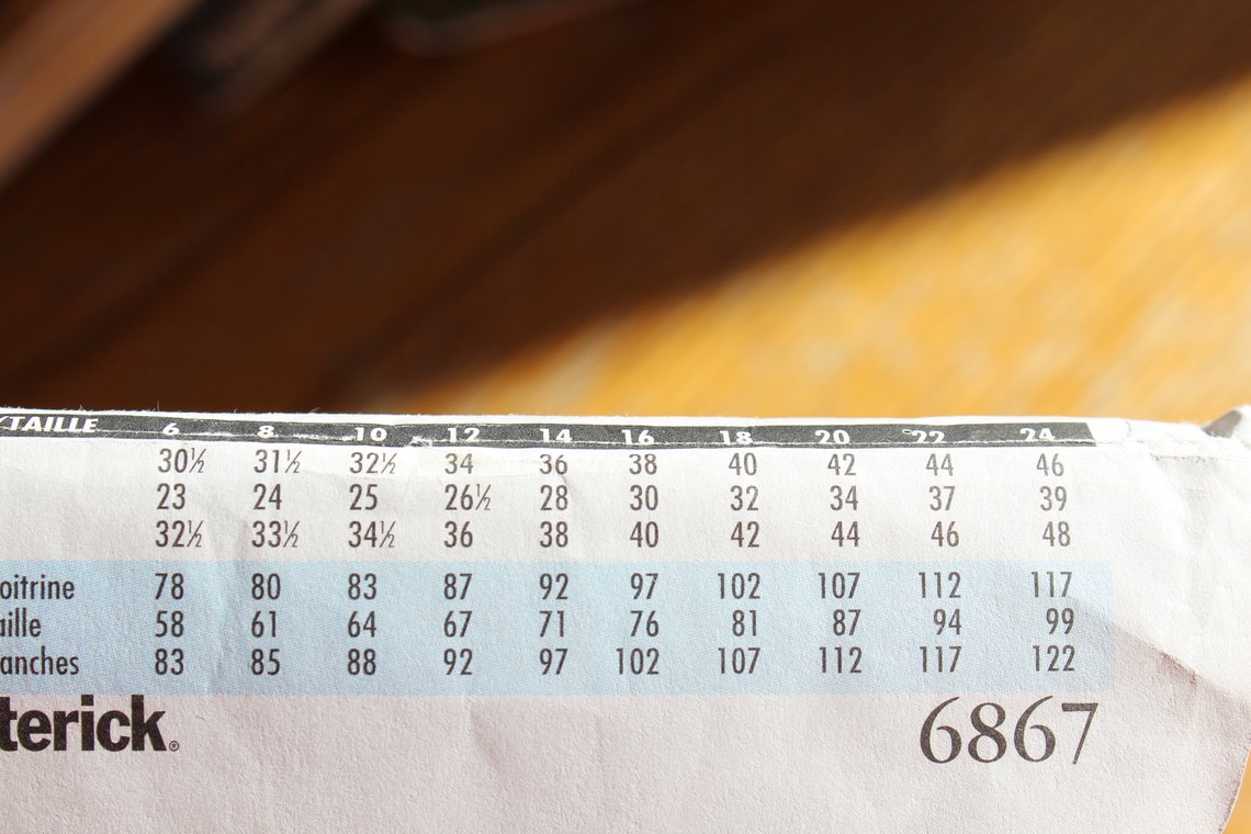 Butterick 6867 18th Century Dress Sewing Pattern, Size 18 20 22 Uncut ...