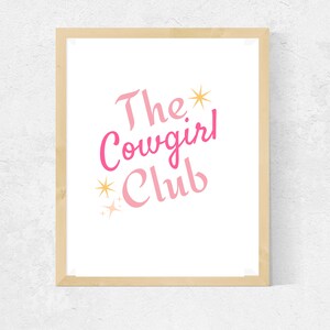 Retro Disco Prints, Western Prints, Cowgirl Prints Pink Cowgirl, Bar ...