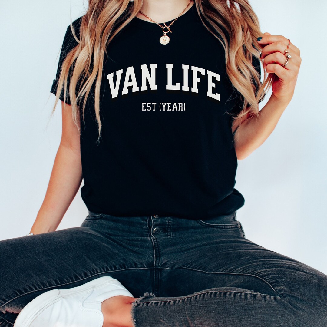 Personalized Van Life Shirt, Customized Vanlife Shirt, Van Life Gifts ...