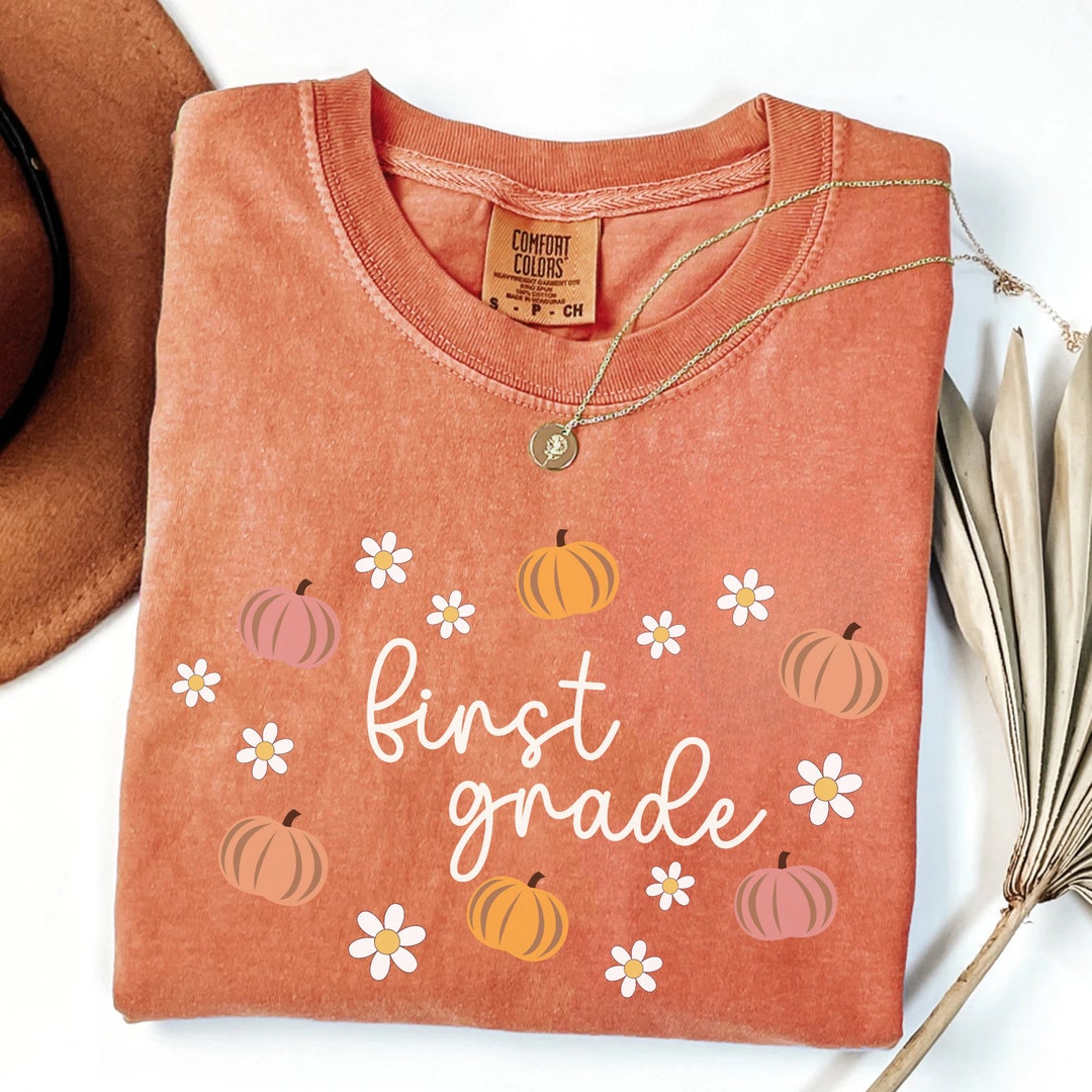 Custom Grade Level Fall Teacher Shirt Halloween Teacher Shirt ...