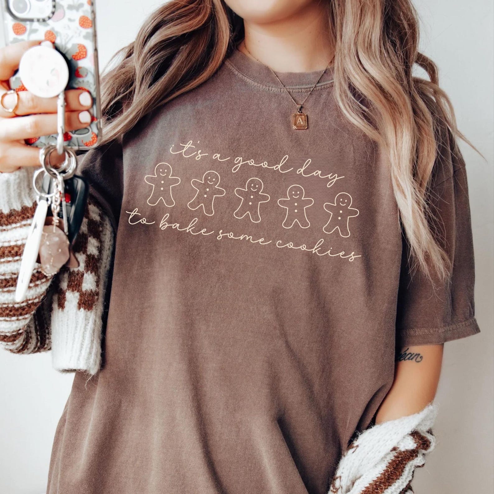 Gingerbread Shirt Gingerbread Man Holiday Women Shirt Christmas ...