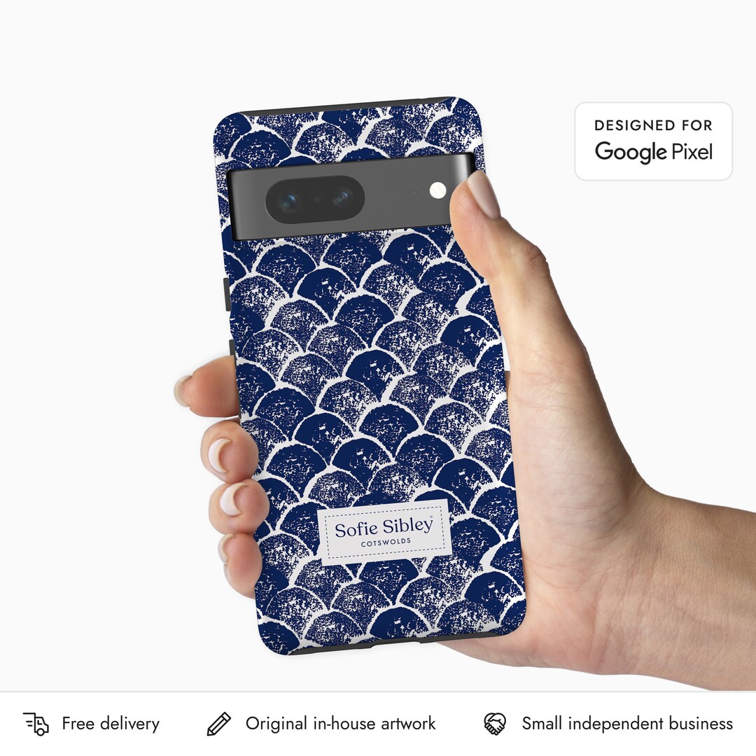 Japanese Phone Case Blue Pattern 20 for Google Pixel 8 Case, Pixel 7 ...