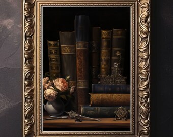 Raven Painting, Dark Academia Decor, Vintage Gothic Poster, Macabre ...