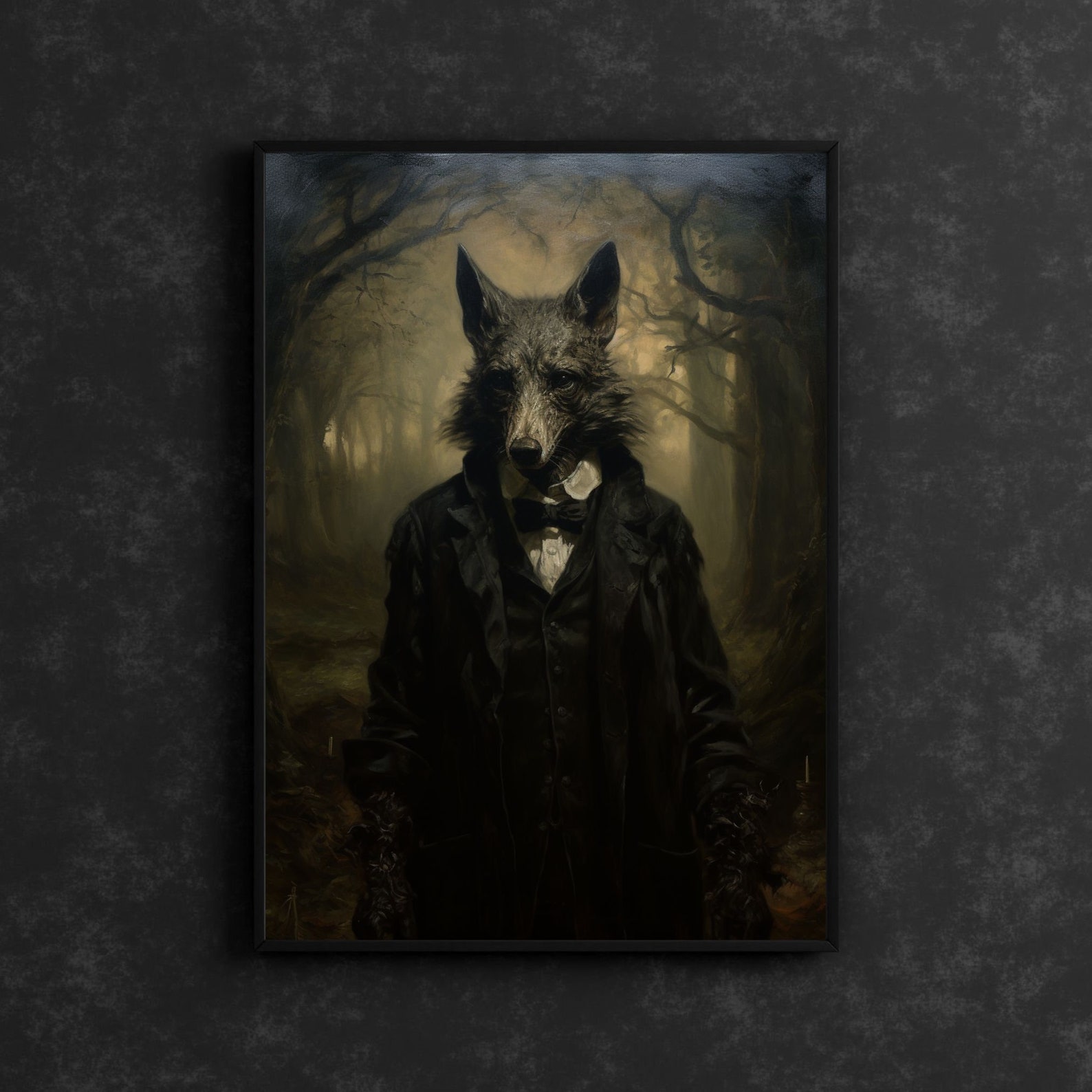 Victorian Dark Print, Vintage Gothic Poster, Macabre Aesthetic Print ...