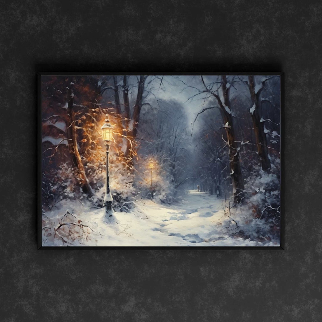 Spiritual Forest, Enchanted Forest, Forest Print, Fantasy Painting ...