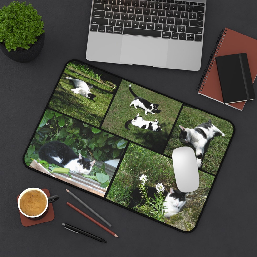 Custom Photo Collage Desk Pad, Personalized Desk Mat, Custom Large ...