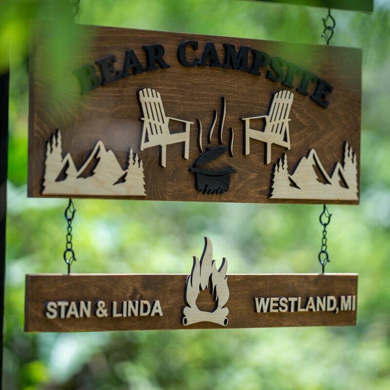 Campsite Sign - Etsy
