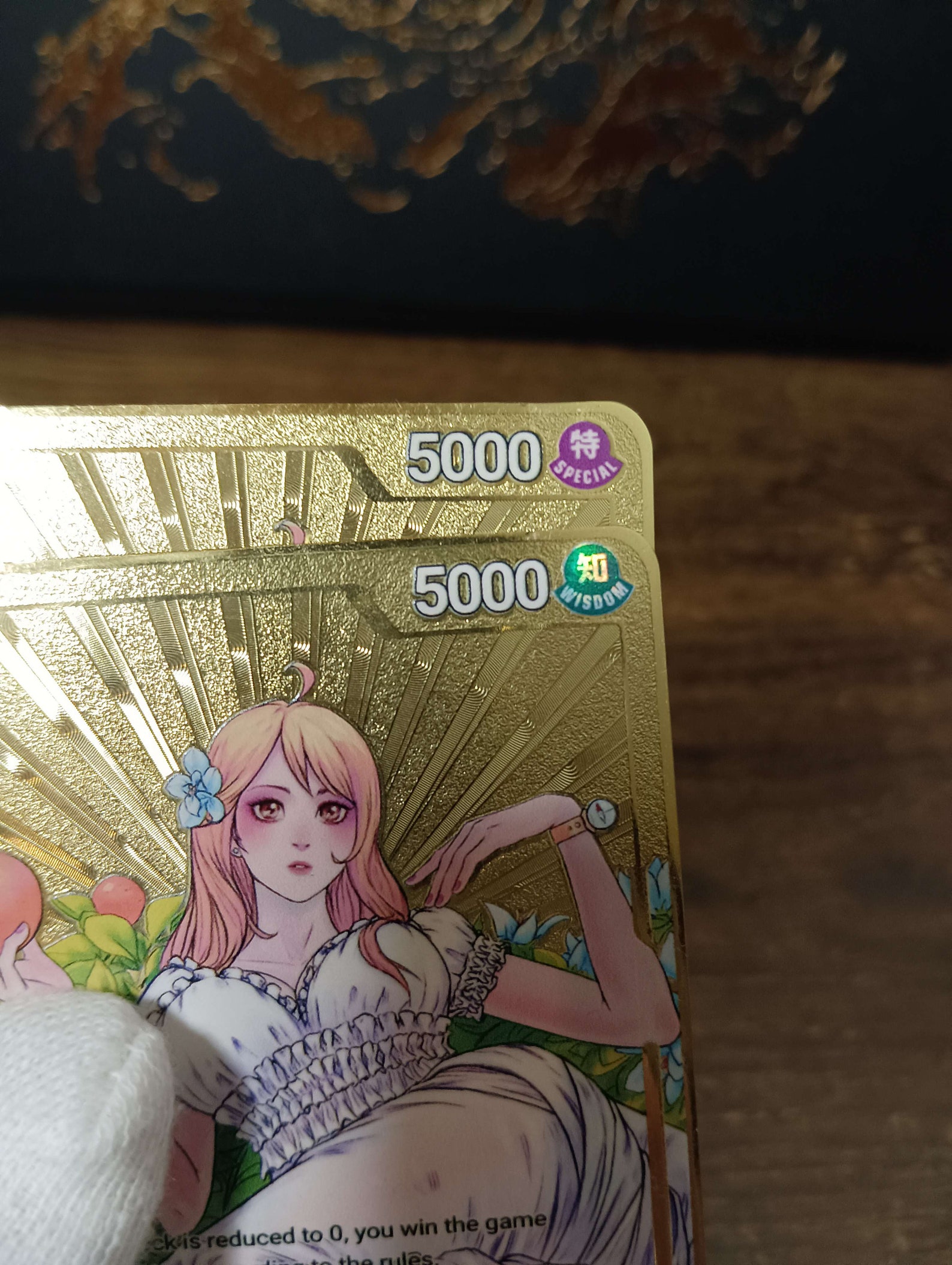 Custom Golden Metal Nami Leader Card 0P03-040L One Piece TCG - Etsy