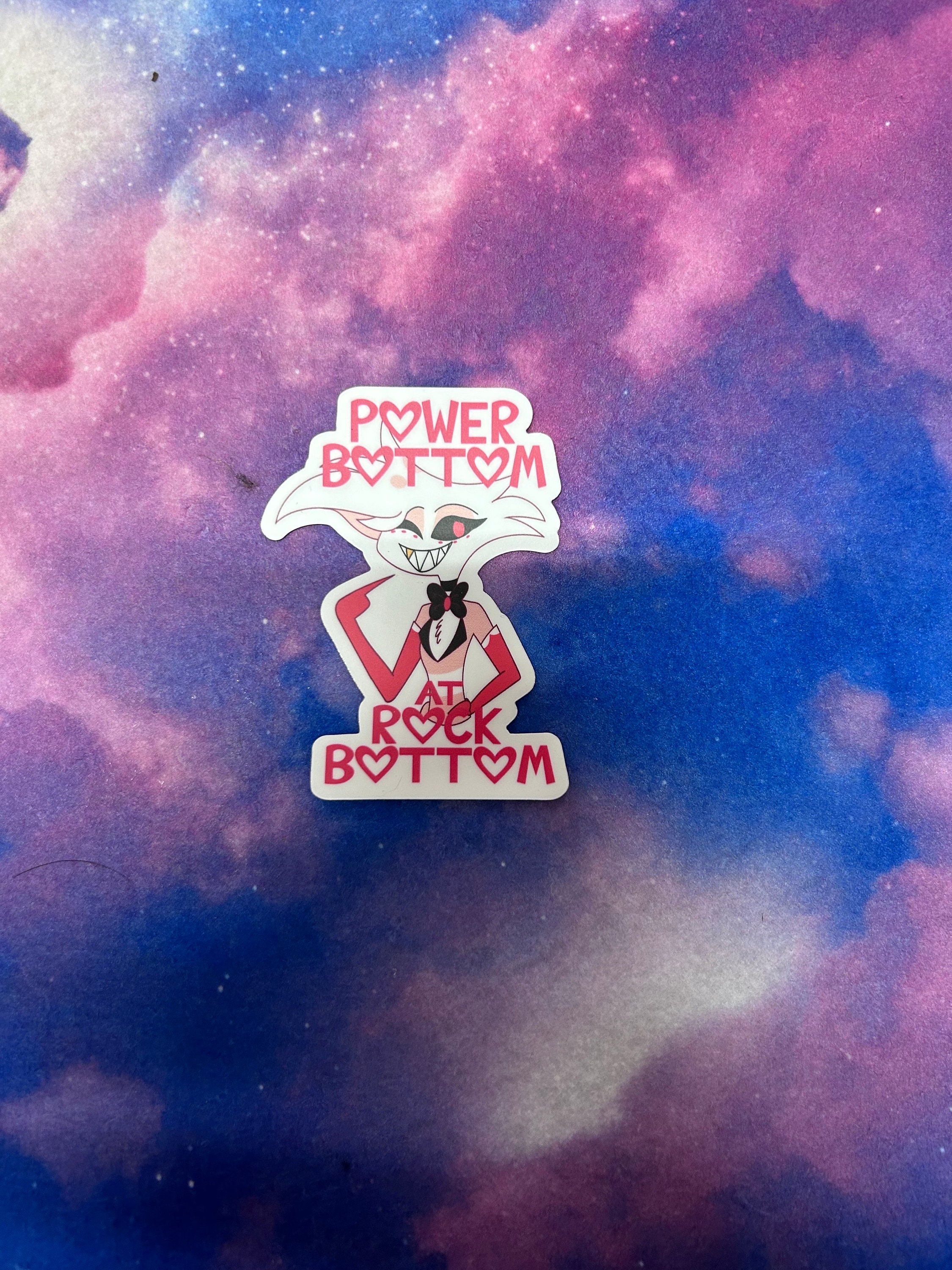 Power Bottom at Rock Bottom Sticker - Etsy