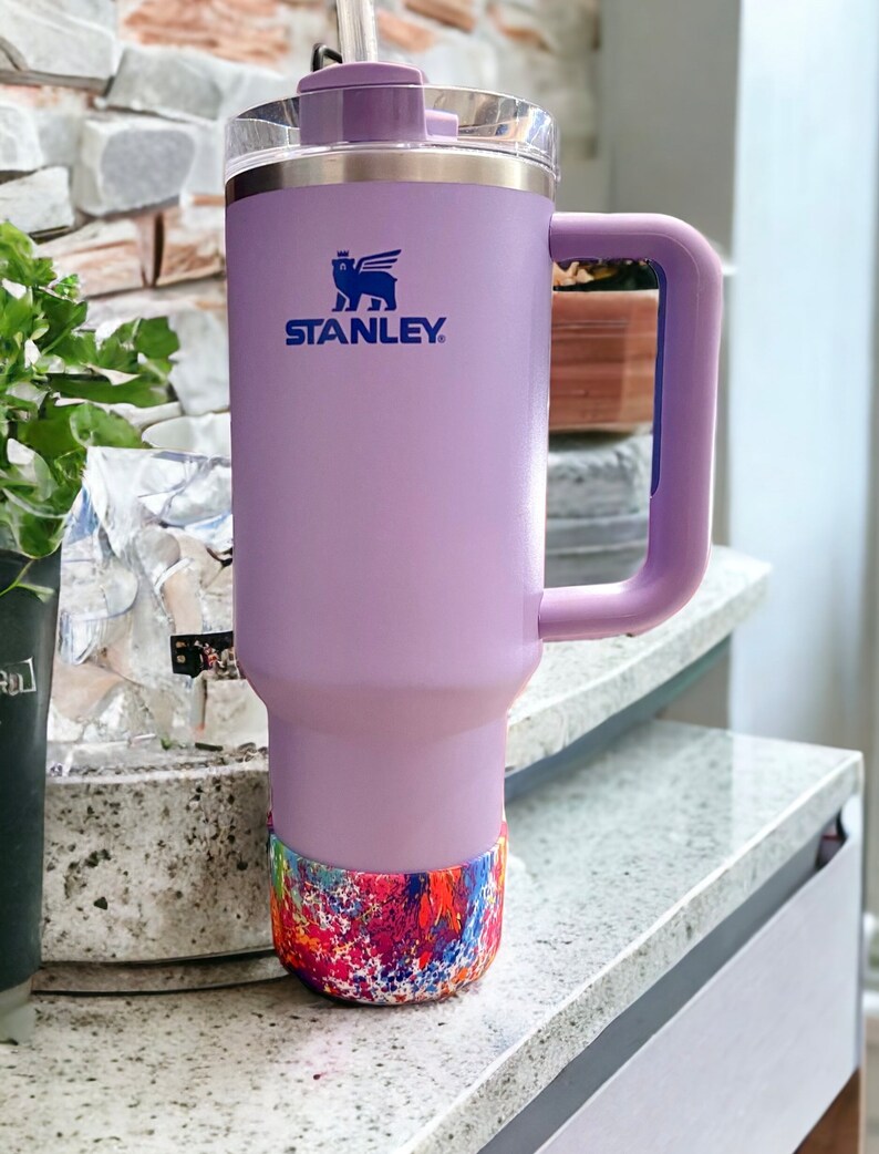 Splatter Paint Multicolor Stanley Cup Boot - Etsy