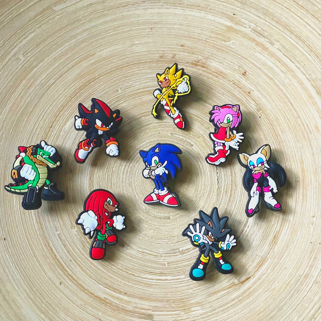 Blue Hedgehog Shoe Charms - Cartoon Shoe Charms - Video Game Croc ...