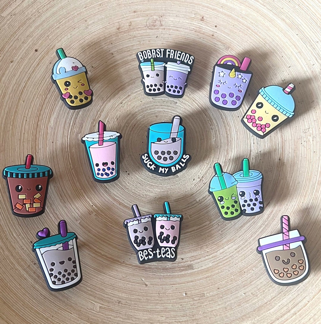 Boba Shoe Charms Cute Taiwanese Shoe Charms Beas Teas Best Friends ...