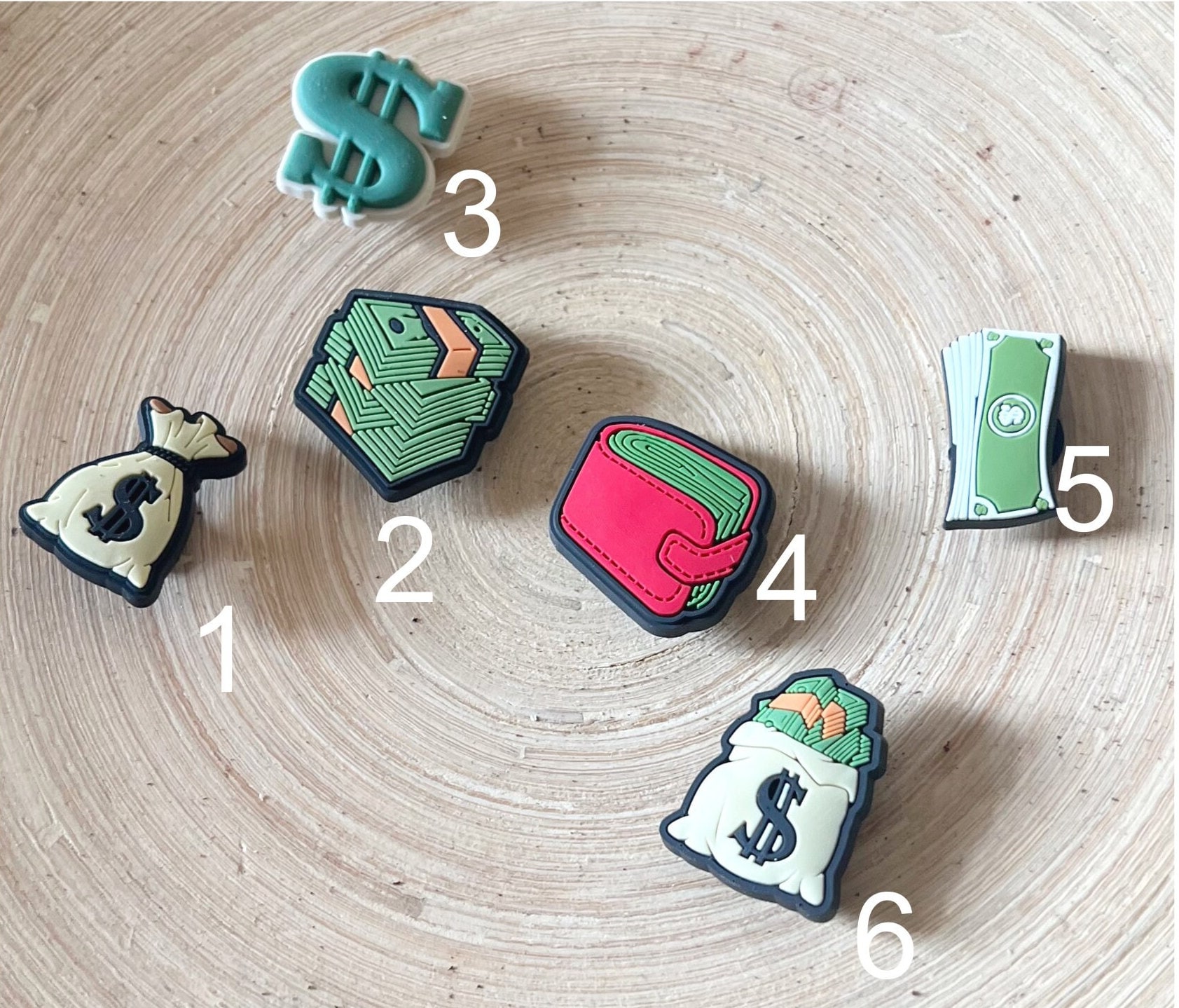 Money Shoe Charms Money Bag Charms Rich Shoe Charms Shoe - Etsy