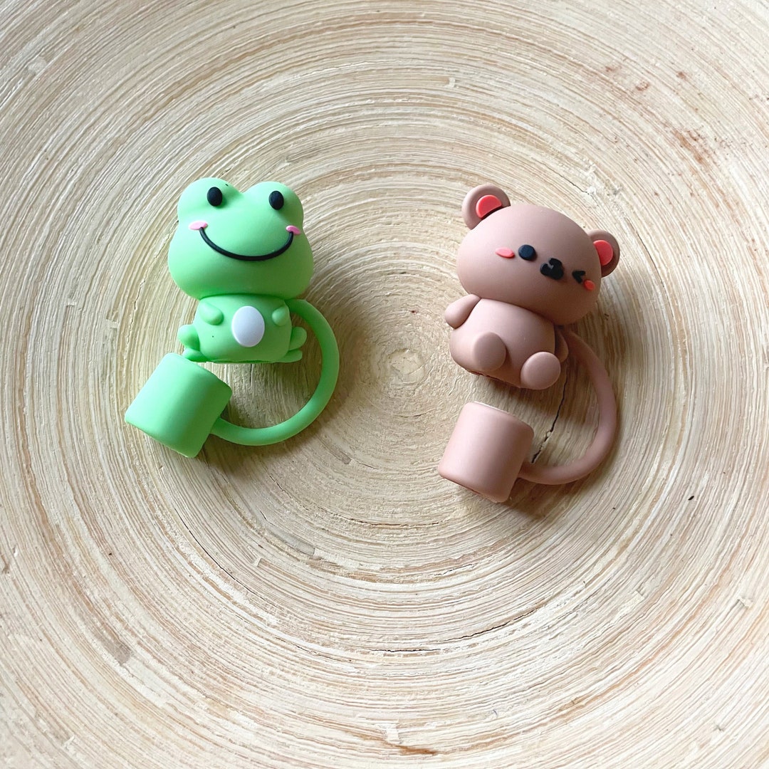 Cute Animal Stanley Straw Topper Cute Stanley Accessory Straw Cap ...