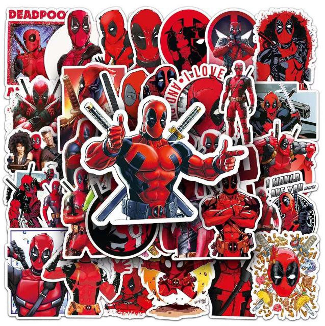 Deadpool Stickers Superhero Stickers Hero Stickers Marvel Stickers ...