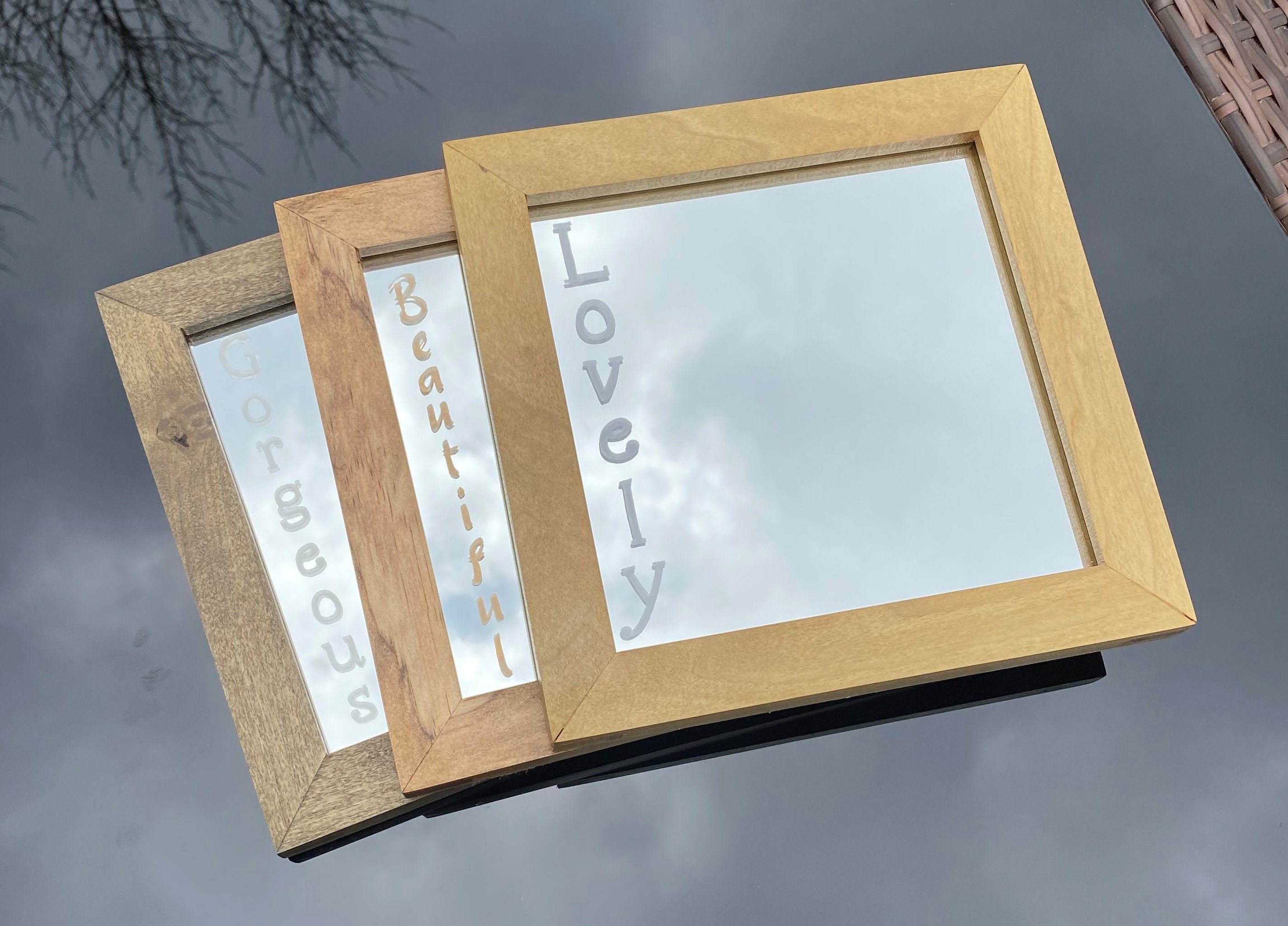 Custom Etched Mirror - Personalized Gift - Wedding Gift - Anniversary ...