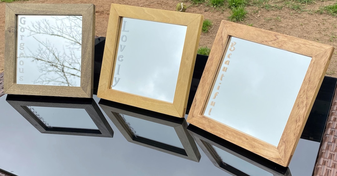Custom Etched Mirror - Personalized Gift - Wedding Gift - Anniversary ...