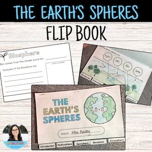 Earth's Spheres Flip Book - Etsy