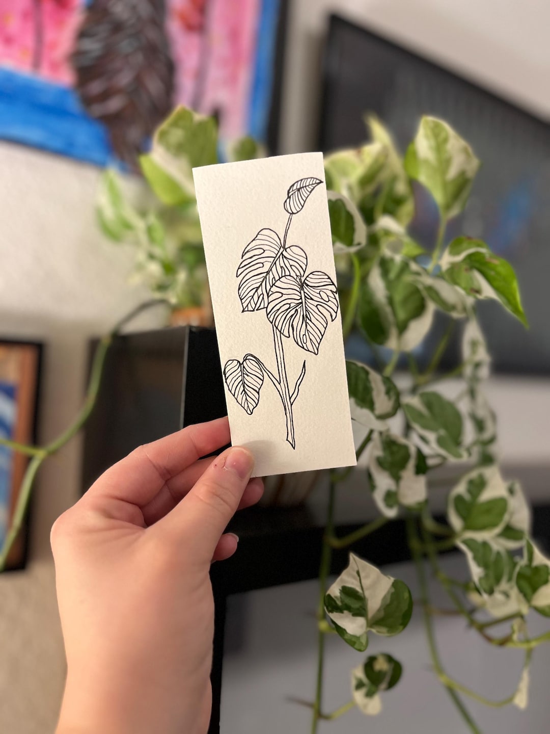 Hand Drawn Bookmarks - Etsy