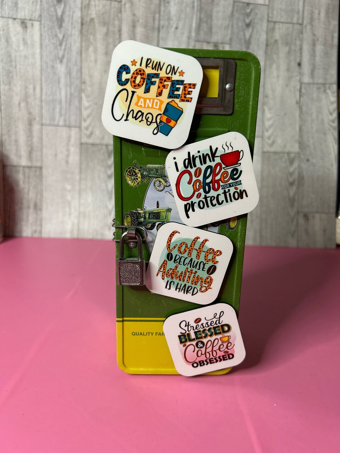 Cute Coffee Magnets (set of 4) - Etsy