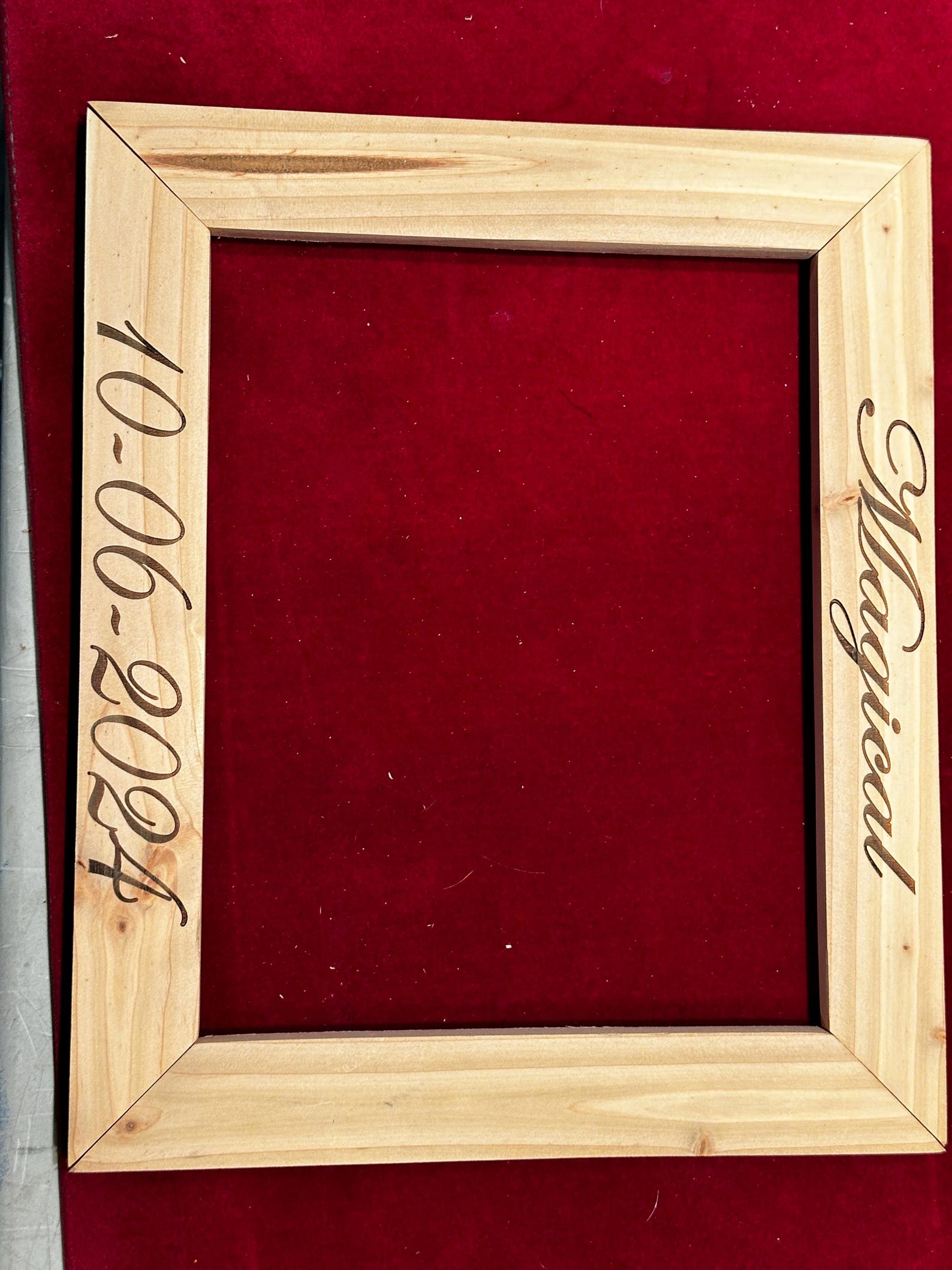 Rustic Cedar Picture Frames Available in Multiple Sizes. Handcrafted ...