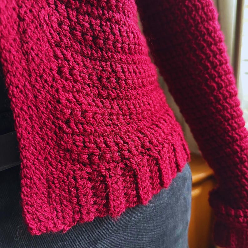 Button Cardigan Crochet Pattern: Women's DK Yarn (sizes S-L) (PDF ...