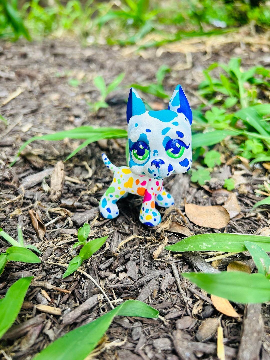 LPS Custom RAINBOW PUP - Etsy