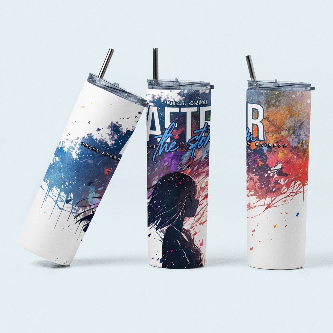 Rainbow After Storm Tumbler - Inspiring 20 Oz Stainless Steel Tumbler ...