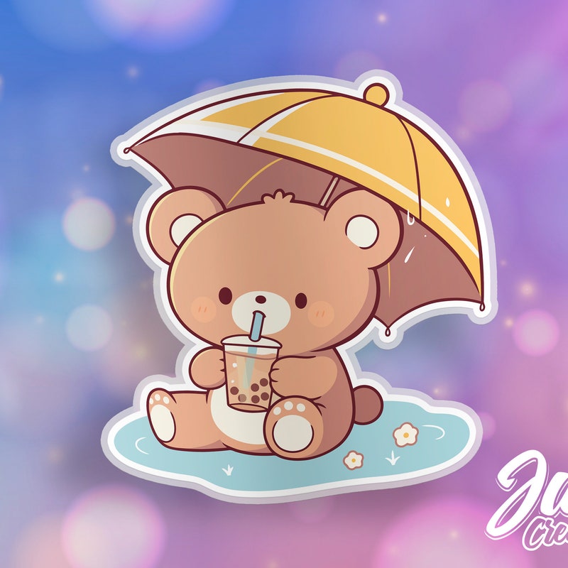 Bubble Tea Teddy Bear - Etsy