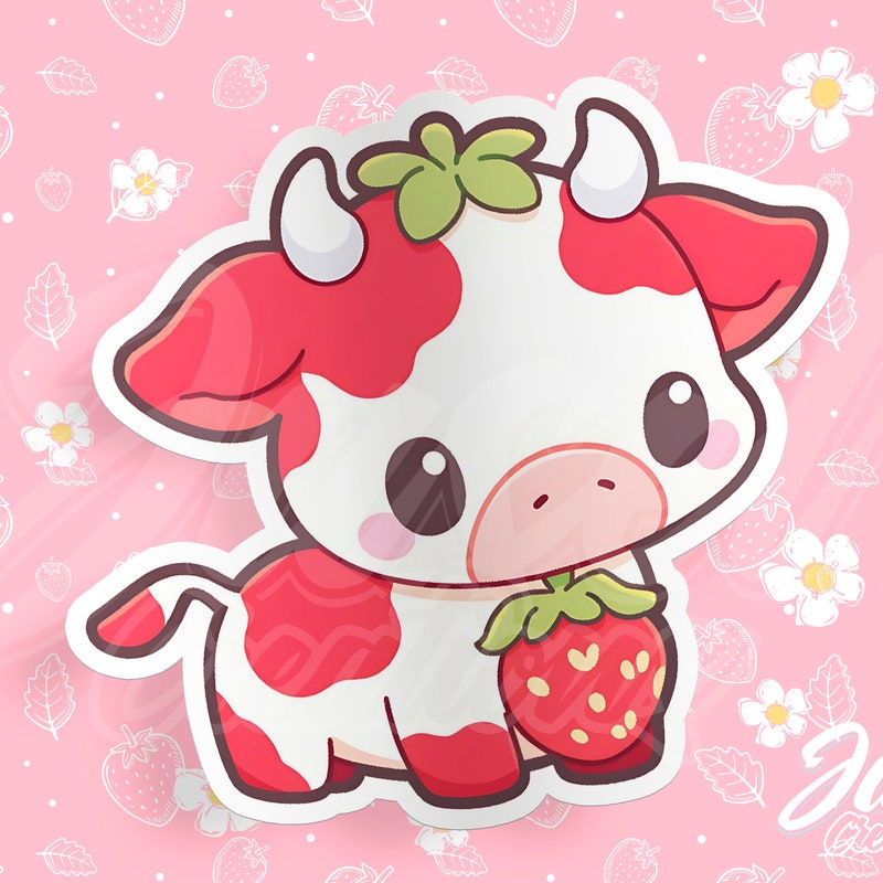 Cute Cow Kawaii - Etsy