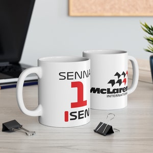 Artyon Senna Mug, F1 Mug, F1 Gift, Senna Mug, Mclaren, Mclaren Mug, F1 ...