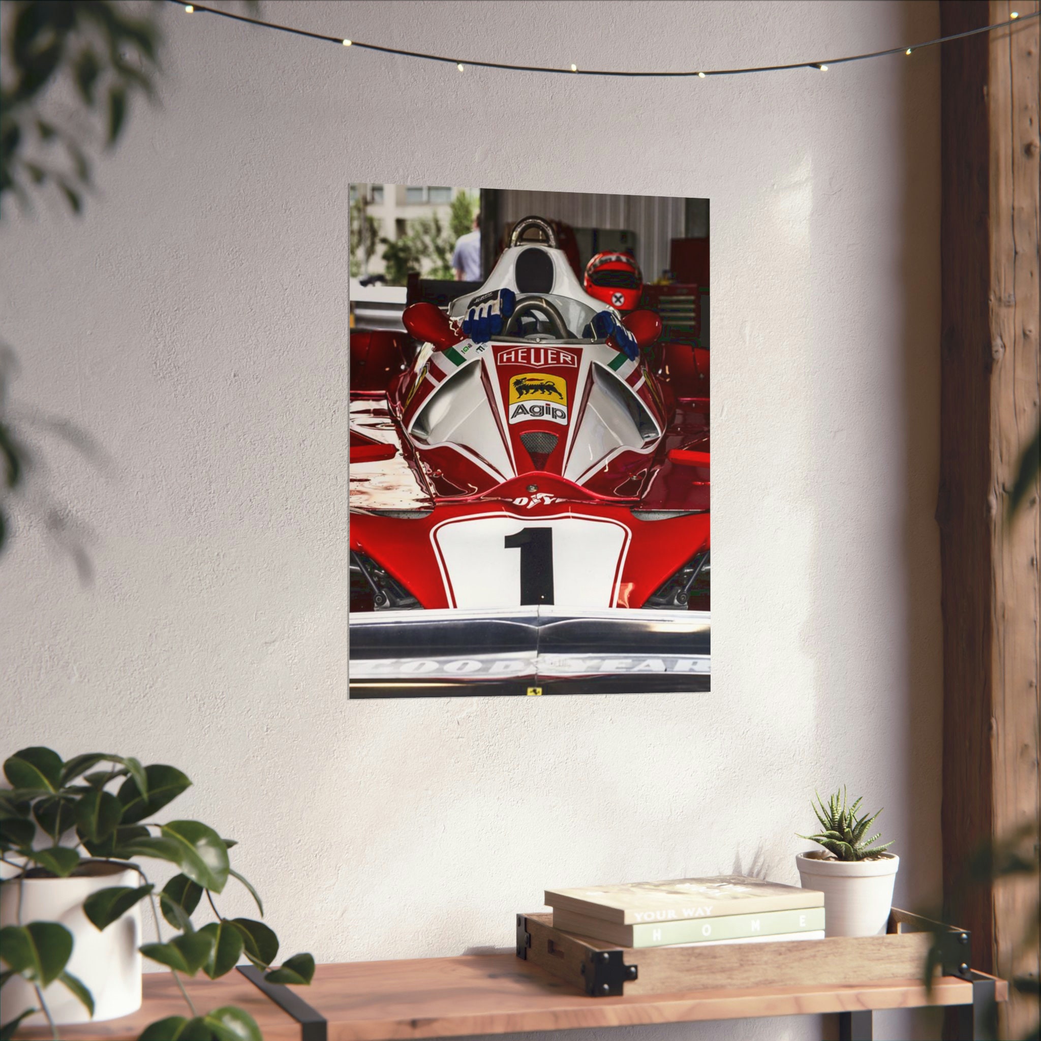 Niki Lauda Championship Garage Poster - Etsy