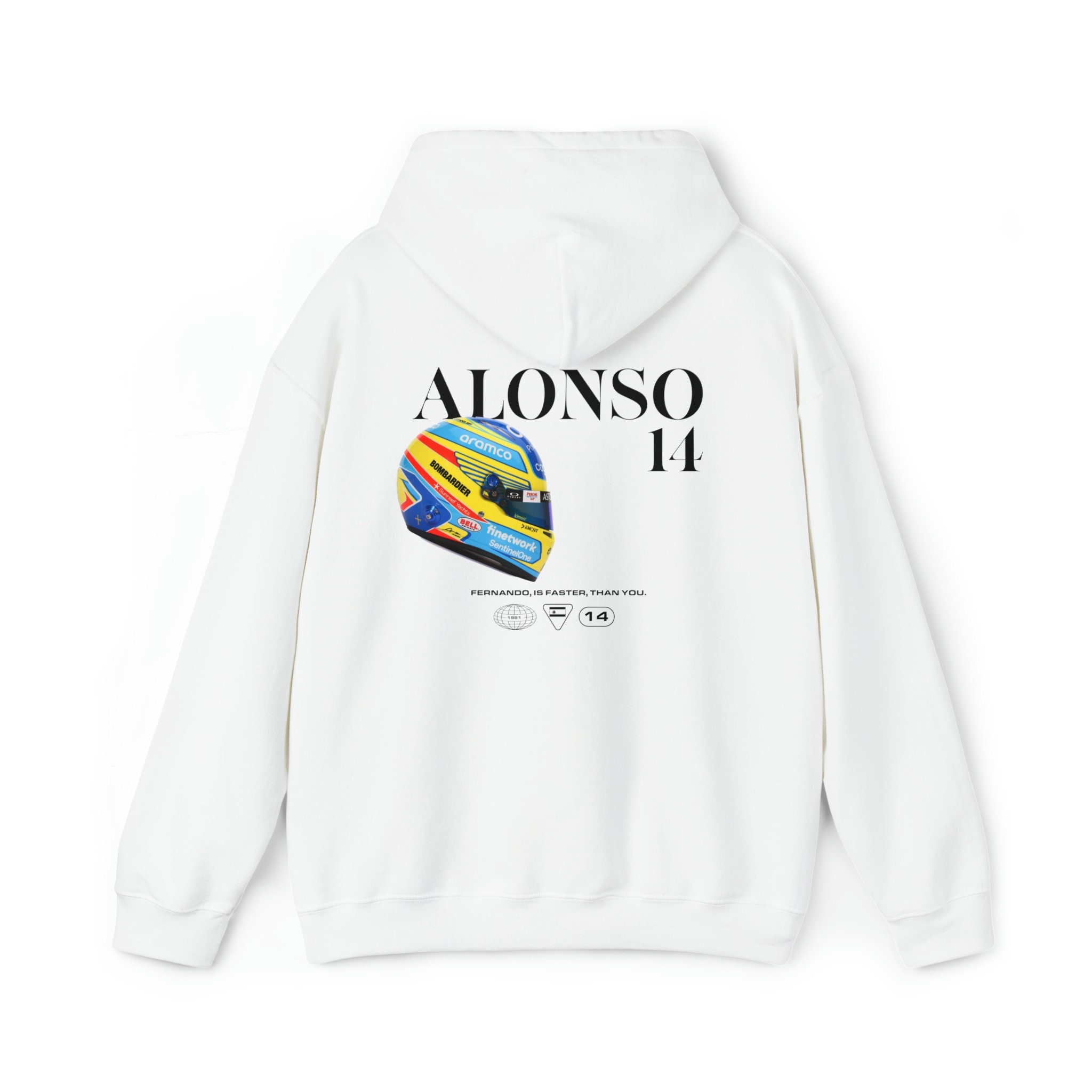 Fernando Alonso Helmet Hoodie, F1 Hoodie, F1 Sweatshirt, F1 Gift, F1 ...