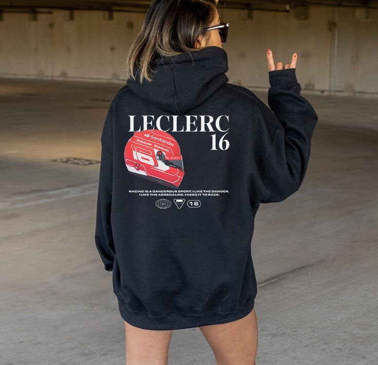 Charles Leclerc Helmet Hoodie, F1 Hoodie, F1 Sweatshirt, F1 Gift, F1 ...