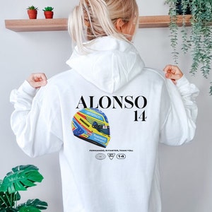 Fernando Alonso Helmet Hoodie, F1 Hoodie, F1 Sweatshirt, F1 Gift, F1 ...