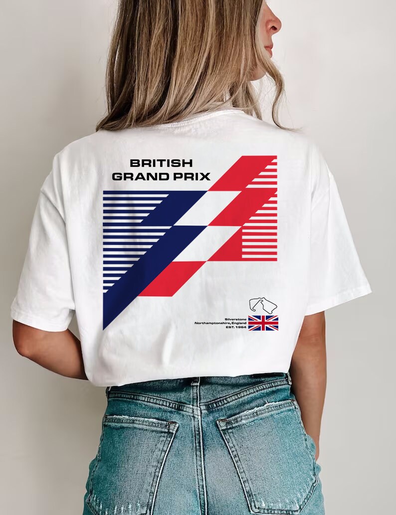 British Grand Prix Graphic Shirt, F1 Shirt, F1, F1 Gift, Retro F1 Shirt ...