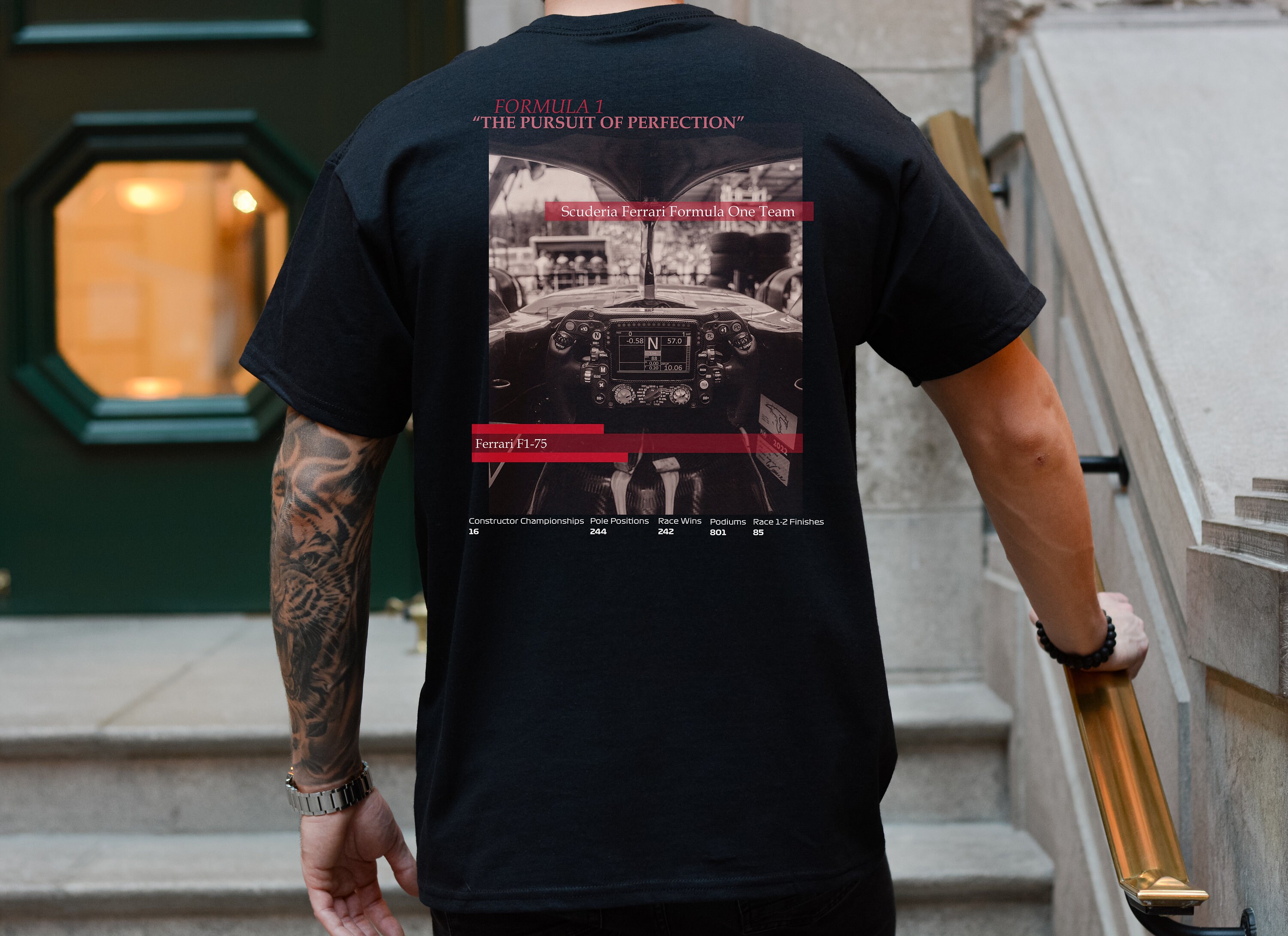 Ferrari Graphic Tee, Ferrari F1 Shirt, Ferrari, Ferrari Shirt, F1, F1 ...