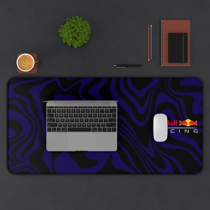 Red Bull Desk Mat, Red Bull Mouse Pad, Red Bull, Formula 1, F1, F1 Gift ...