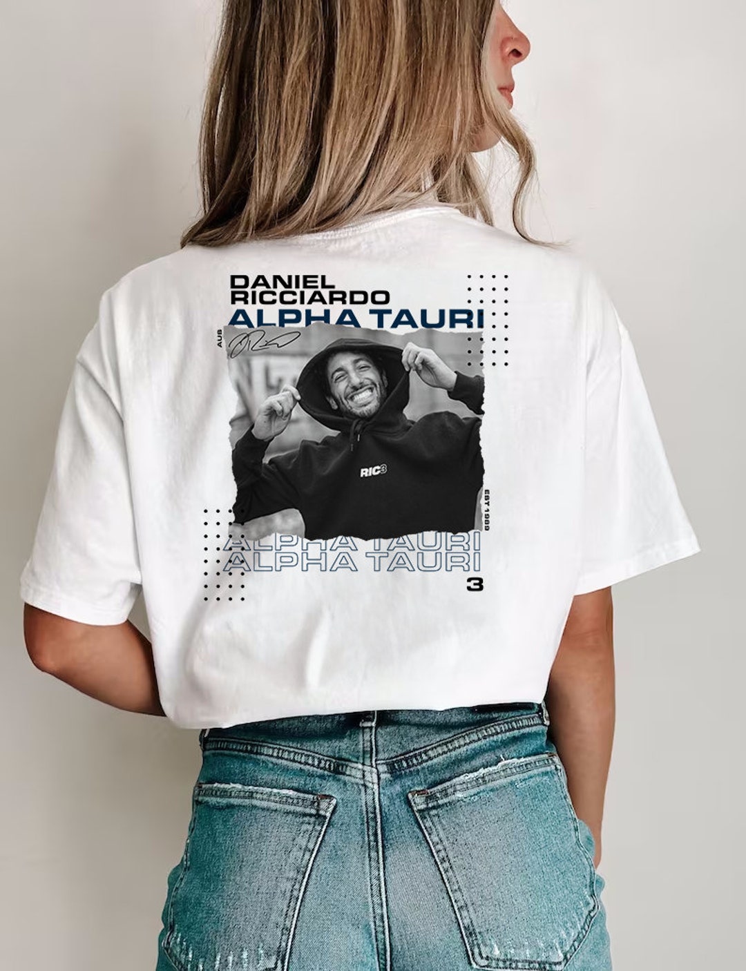 Daniel Ricciardo Paper Cutout Comfort Colors Shirt, Daniel Ricciardo ...