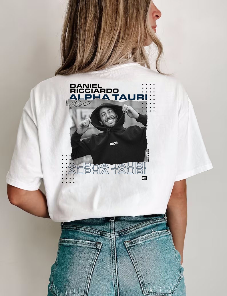 Daniel Ricciardo Paper Cutout Comfort Colors Shirt Daniel - Etsy