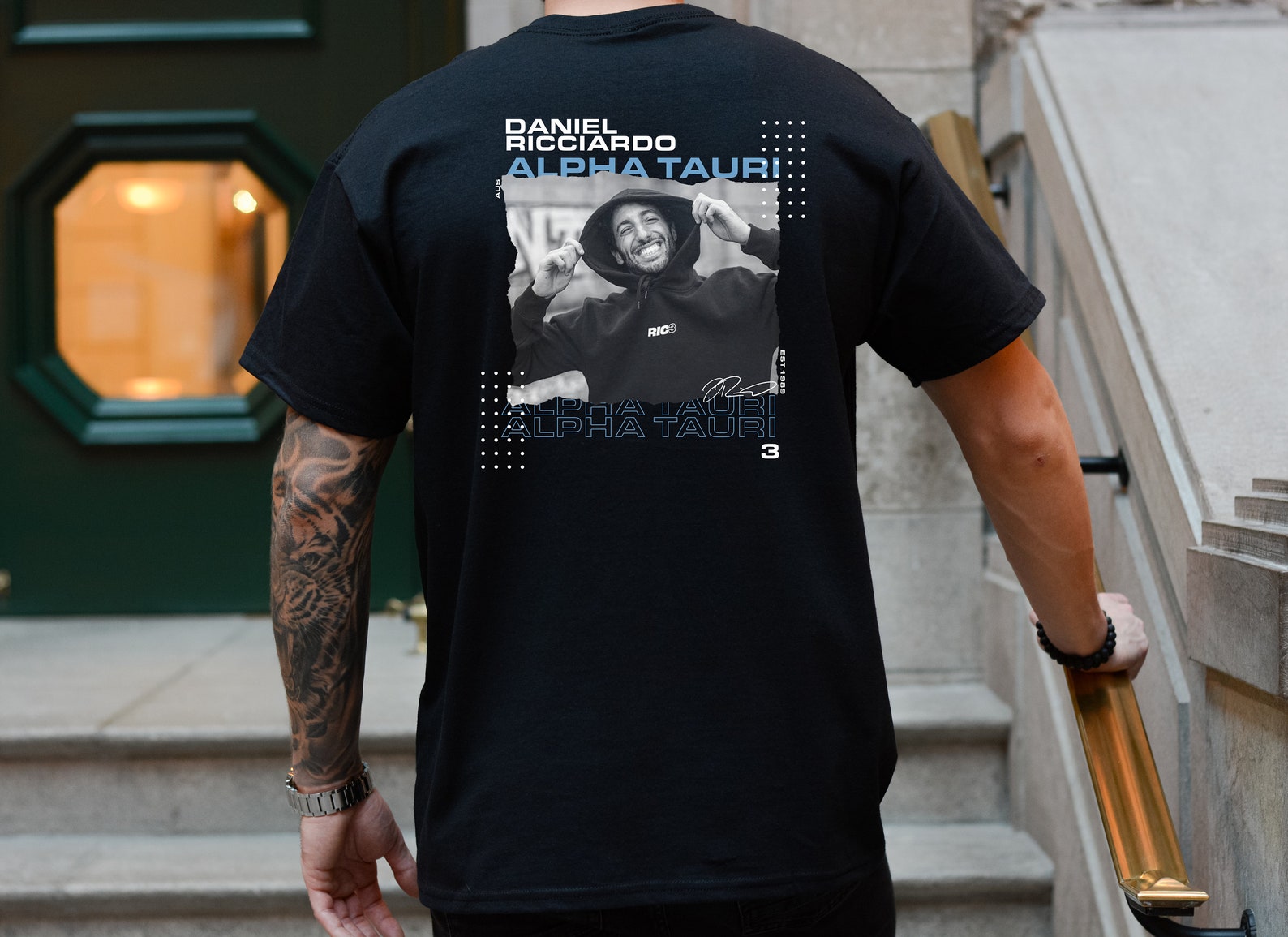 Daniel Ricciardo Paper Cutout Comfort Colors Shirt Daniel - Etsy