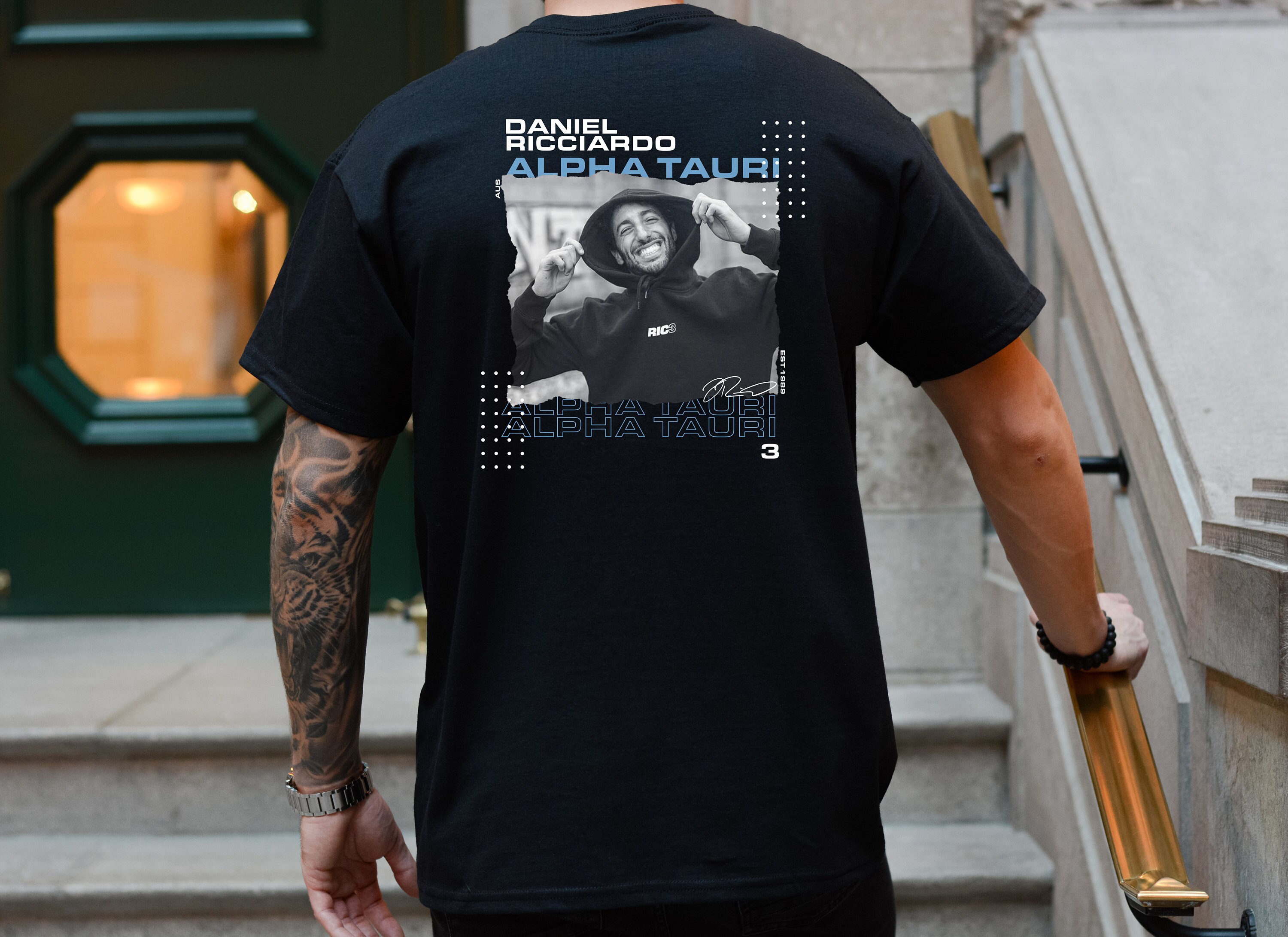 Daniel Ricciardo Paper Cutout Comfort Colors Shirt Daniel - Etsy