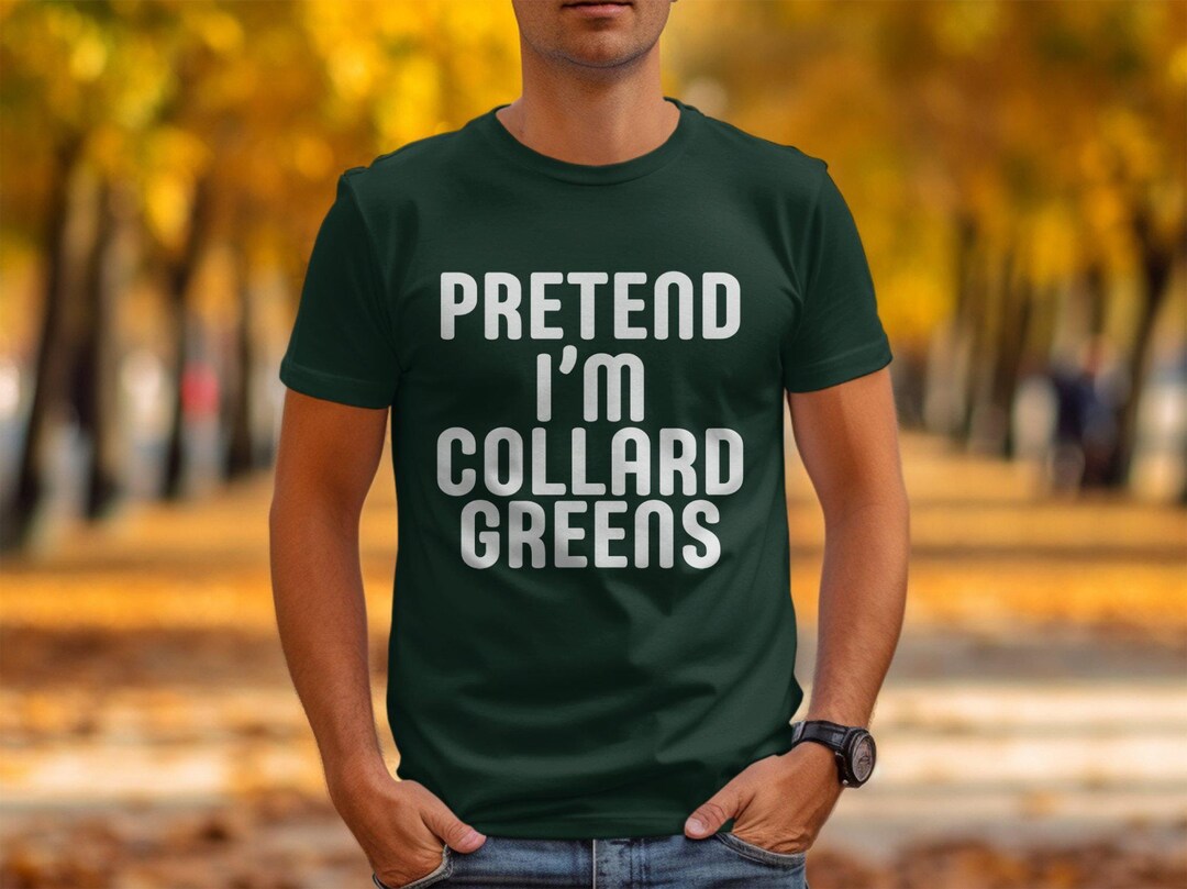 Pretend I'm Collard Greens, Instant Halloween Costume, Group Costume, Funny Costume, Easy DIY ...