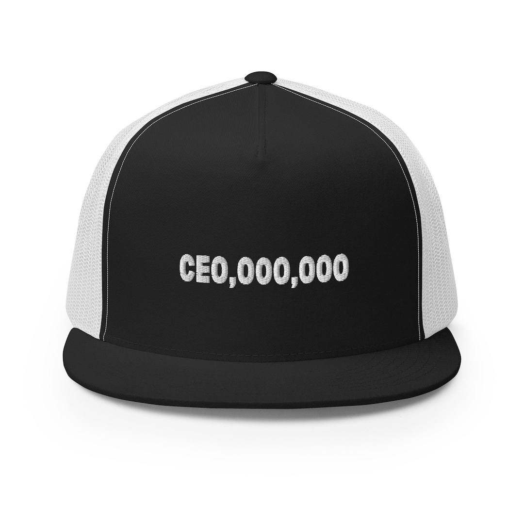 CEO Trucker Cap, Entrepreneur Trucker Hat, CEO Millionaire Cap ...