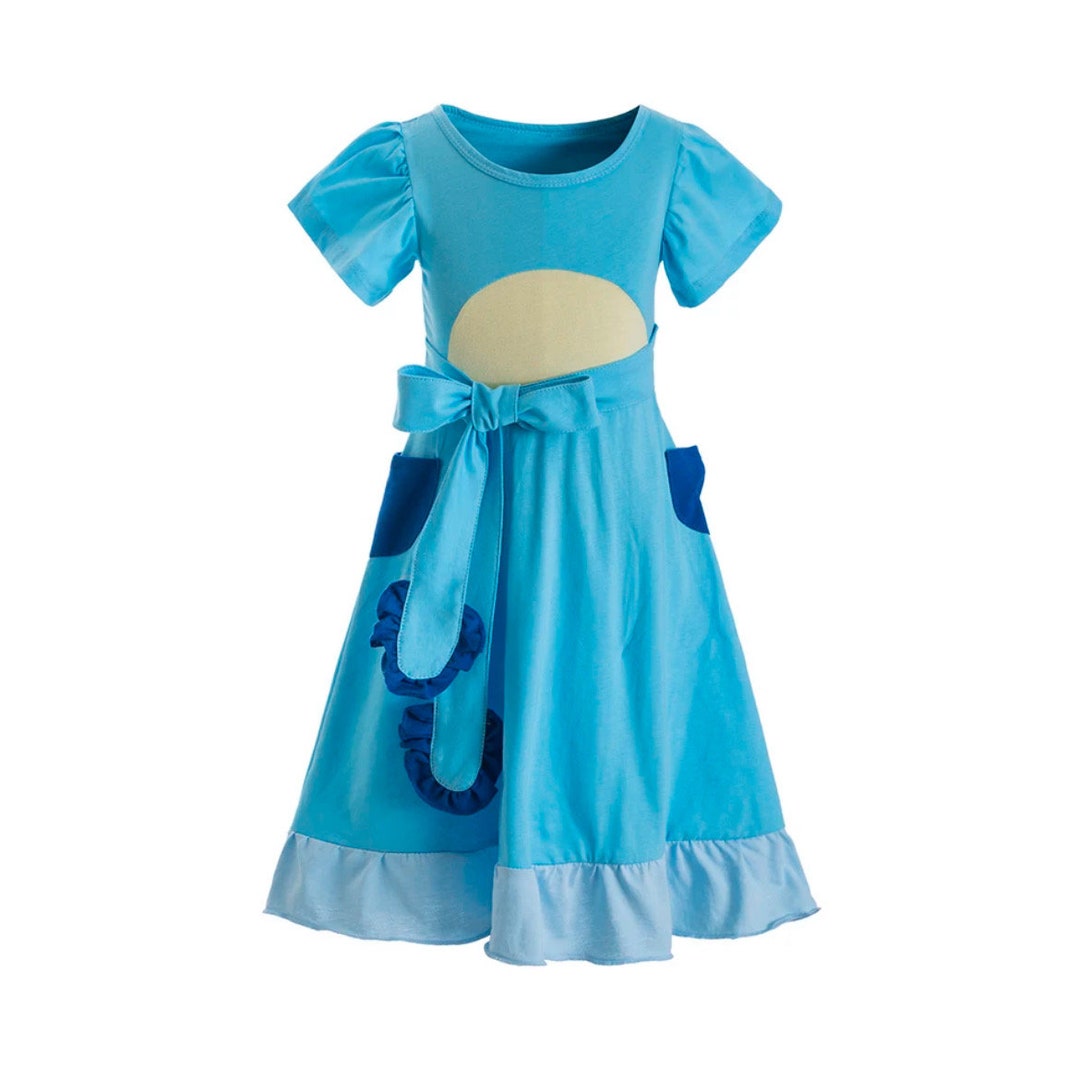 Bluey Bingo Dress Birthday Outfit Toddler Girls Dog Bluey Party Cosplay ...