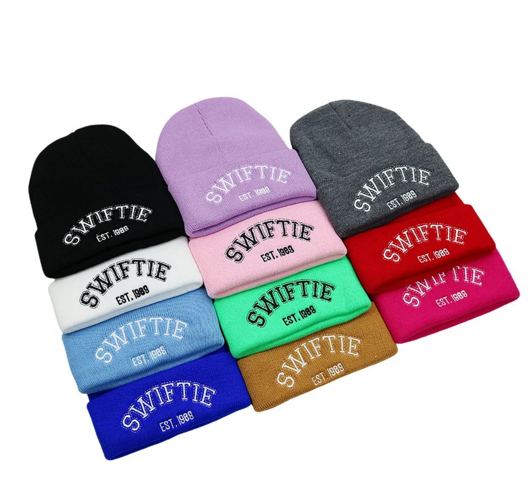 Embroidered Swiftie Taylor Swift Beanies for Women Men 1989 - Etsy