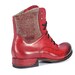 Red Hand-painted Men’s Leather Boots Colin - Etsy